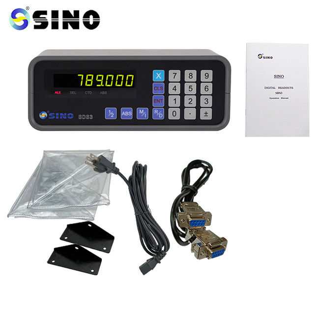 Single Axis SDS3-1F SINO Digital Readout System Glass Linear Scale DRO ...