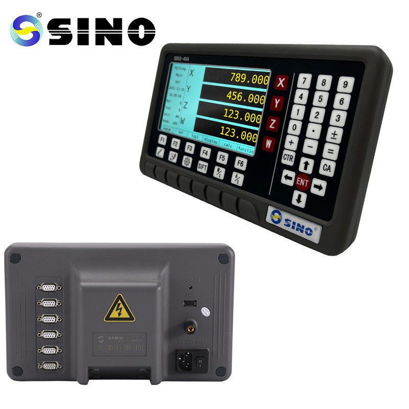 Grey Glass Linear Scale With Four Axes DRO SINO SDS5-4VA Lathe Digital ...