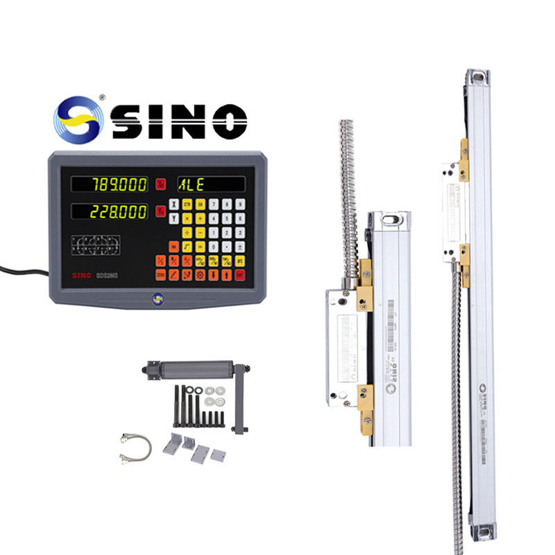 SINO Digital Linear Scale Grating Ruler SDS2MS Two-Axis Linear Glass Scale On A Digital Readout ...