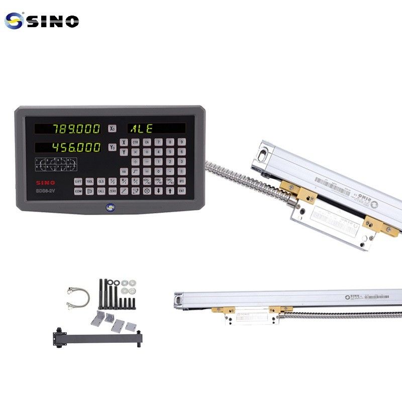 SDS6-2V Digital Readout SINO LED Screen 2 Axis DRO System 60Hz For Milling lathe Machine