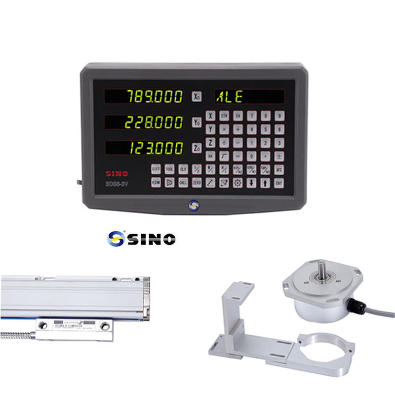 SINO 3 Axis SDS6-3 Digital Gauge Bandsaw With Linear Scale Grating Ruler For Milling Lathe Machine