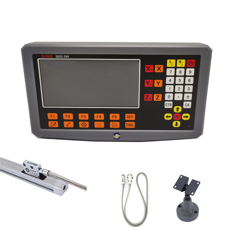 SINO SDS2-3VA Economy TFT LCD 2/3 Axis Digital Readout System DRO With Linear Encoder For Lathe Mill