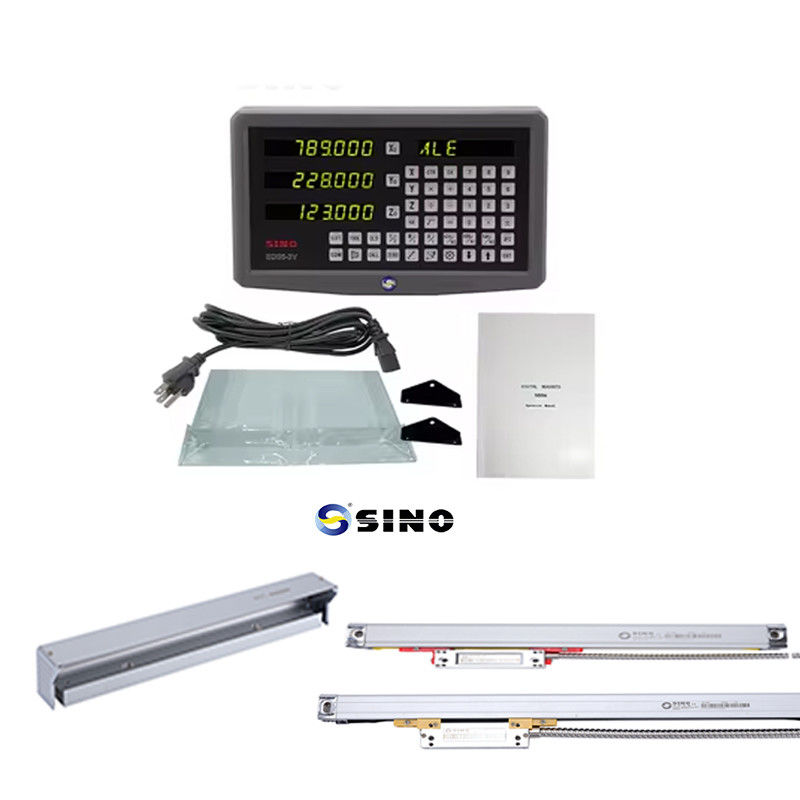 SINO 3 Axis SDS6-3V Kit Digital Readout System DRO With RS232-C Output Linear Encoder For Lathe
