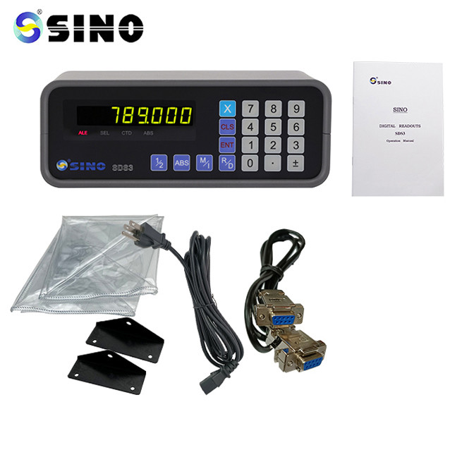 Single Axis SDS3-1F SINO Digital Readout System Glass Linear Scale DRO ...