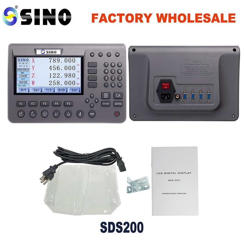 Glass Linear Scale Machine SINO SDS200 Digital Readout Kits Test ...