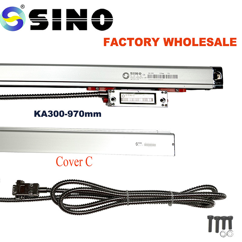 SINO Glass Linear Scale KA300-970mm Test Machine Digital Readout System ...
