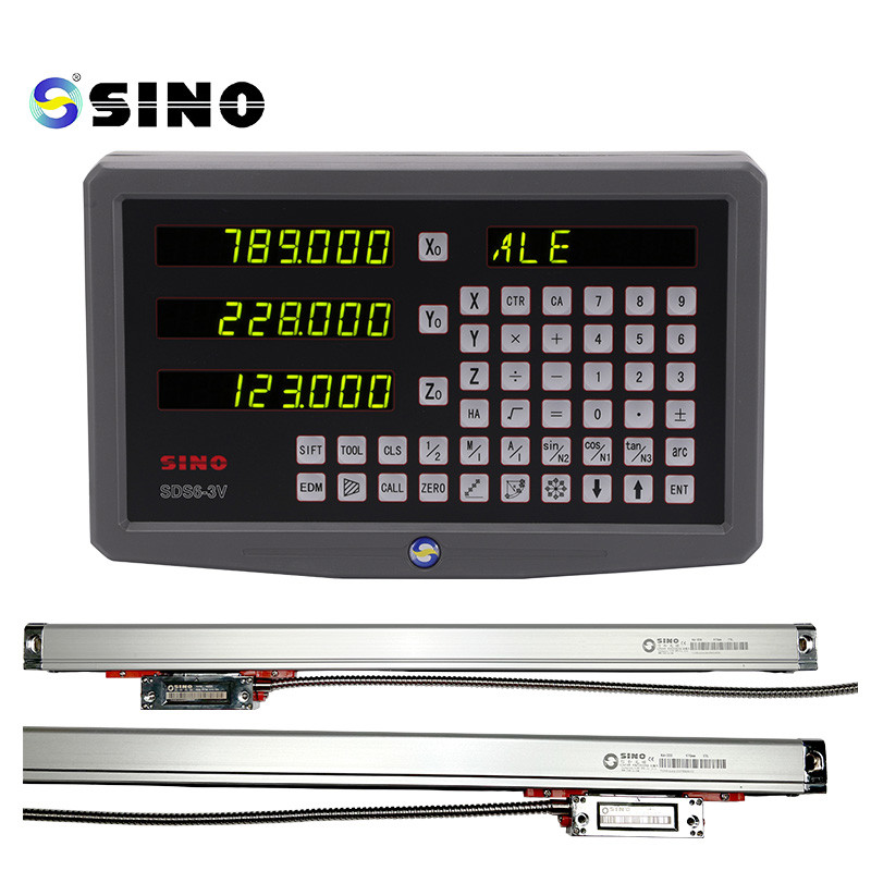 SINO SDS 2-3VA Linear Digital Readout DRO Kit 3 Axis Digital Readout ...