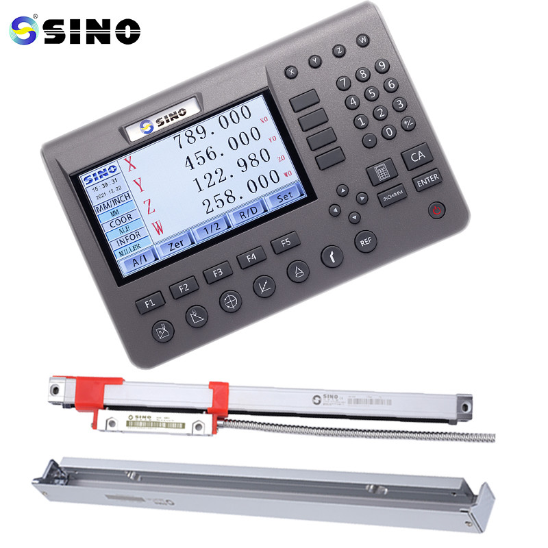 High Precision Sino KA-200 Linear Scale Sensor Lathe Milling Grating Ruler Resolution 5um