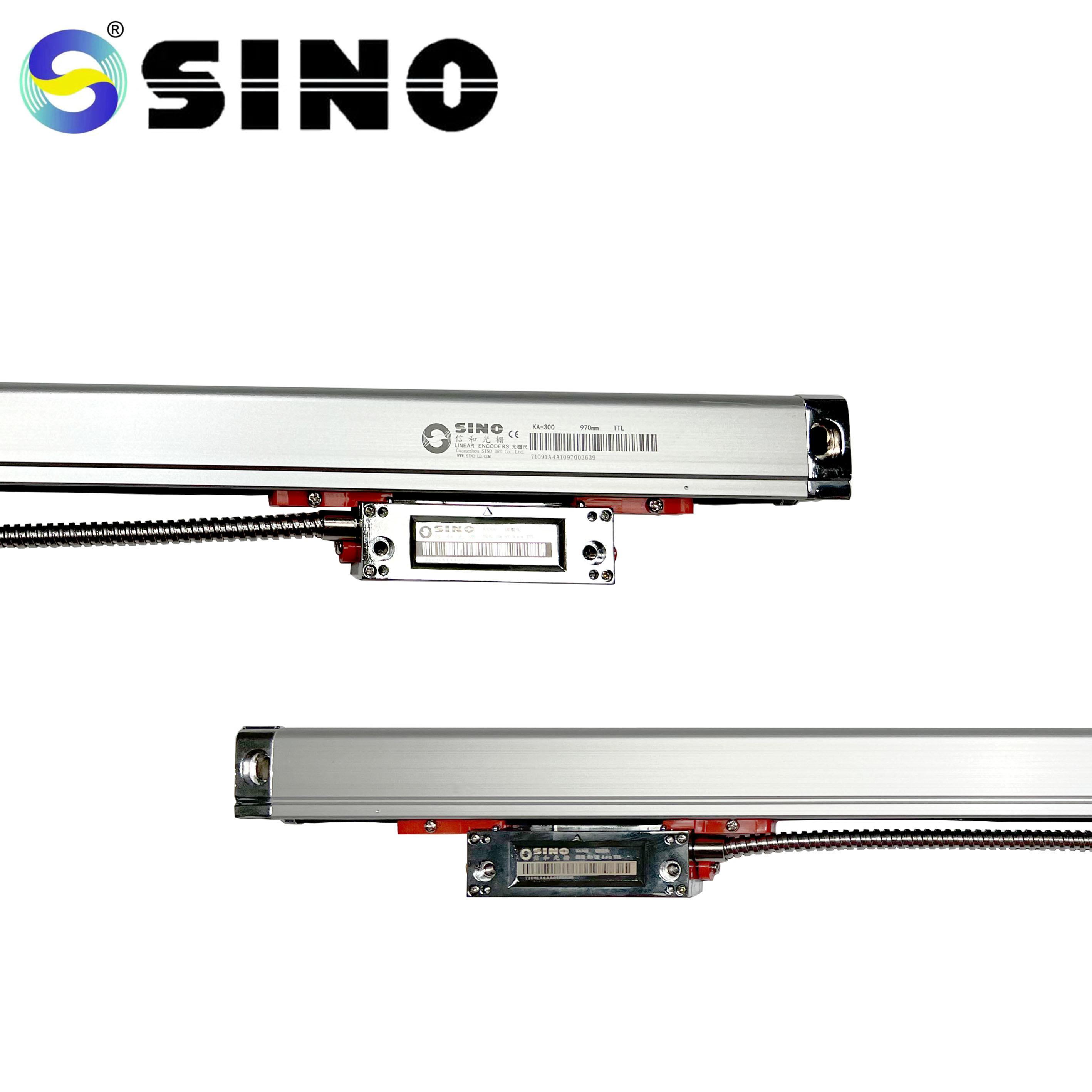 SINO KA600-1100mm Linear Optical Encoder With DRO Systems Grating ...
