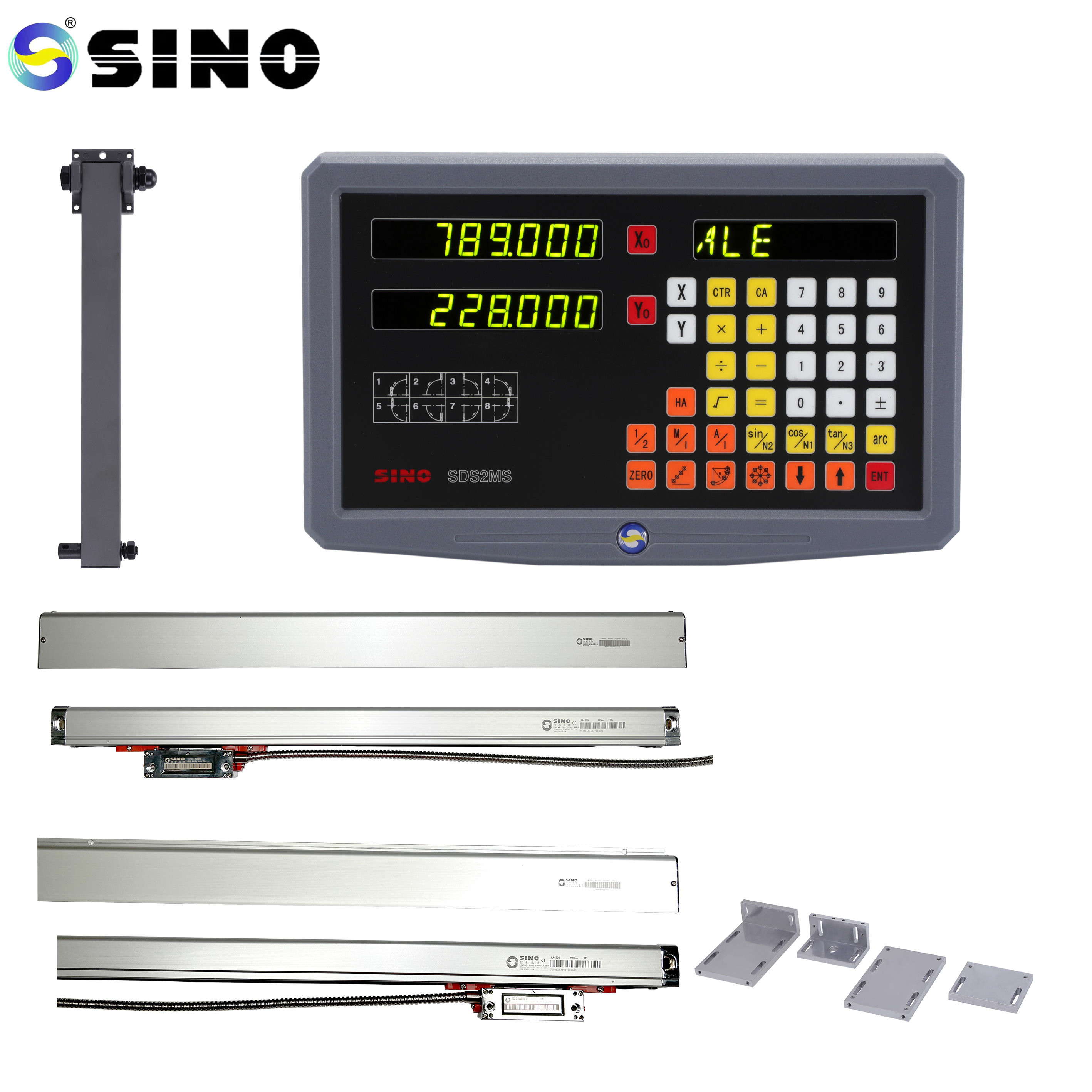 AC 100-240V SINO Digital Readout System SDS2MS Multifunctional SINO Linear Scale