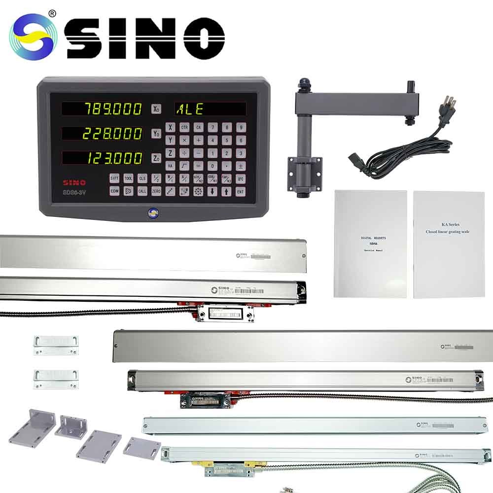 5µm Resolution LED 3 Axis DRO Kit , Multipurpose DRO Measuring Systems