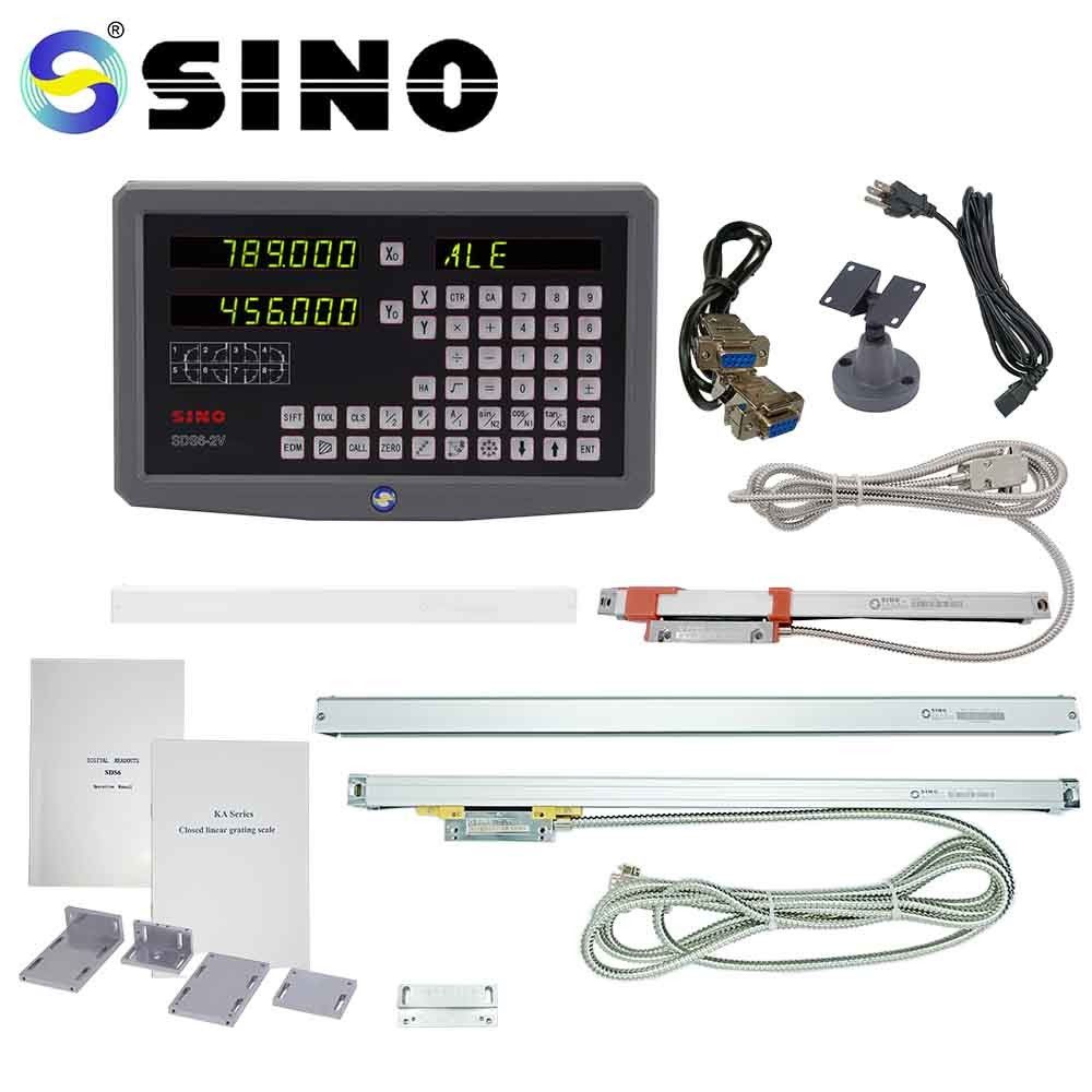 LED 240V DRO Digital Readout Kit , Resolution 0.001mm Linear Scale DRO ...
